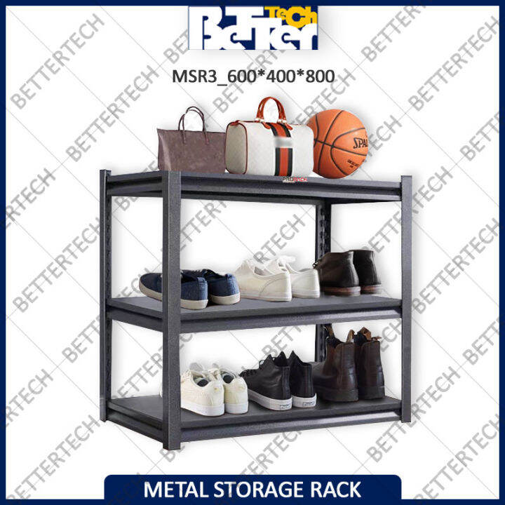PRORACK MSR 3-Layer Boltless Metal Storage Rack [ adjustable, shelves ...