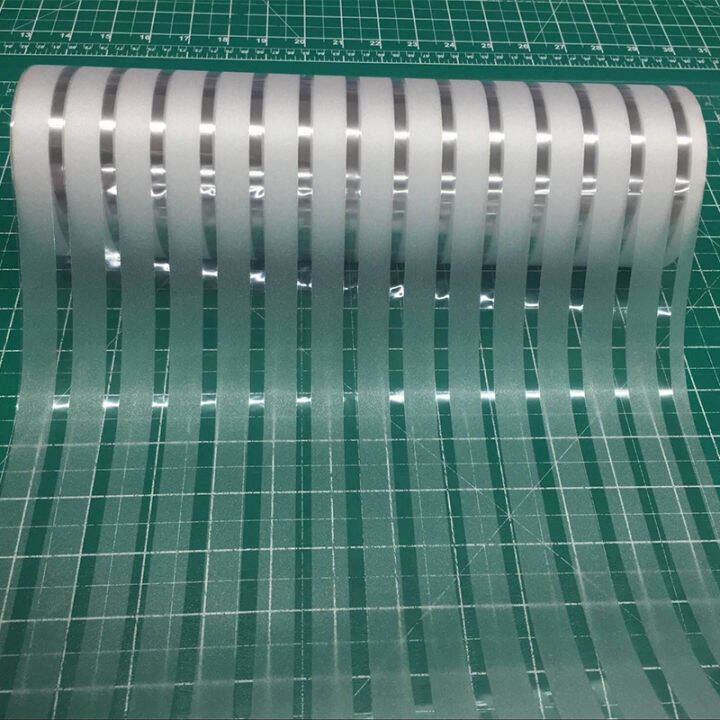 Custom frosted transparent striped glass stickers anti-collision ...
