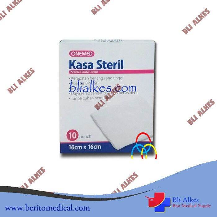 Kasa Steril Onemed One med 16x16 cm kasa onemed | Lazada Indonesia