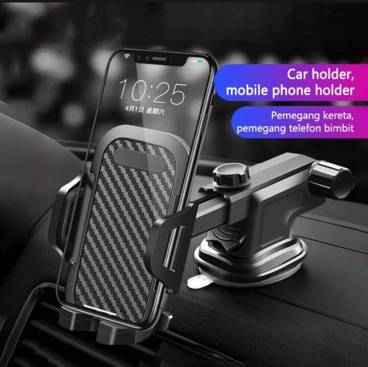 Car Mount Universal 360 Rotating Dashboard Windscreen Air Vent Mobile ...