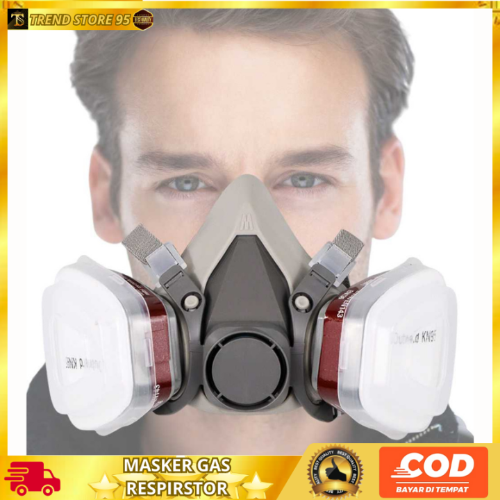 TREND SICCO Masker Gas Respirator Safety Gas Kimia Full Face 6200 ...