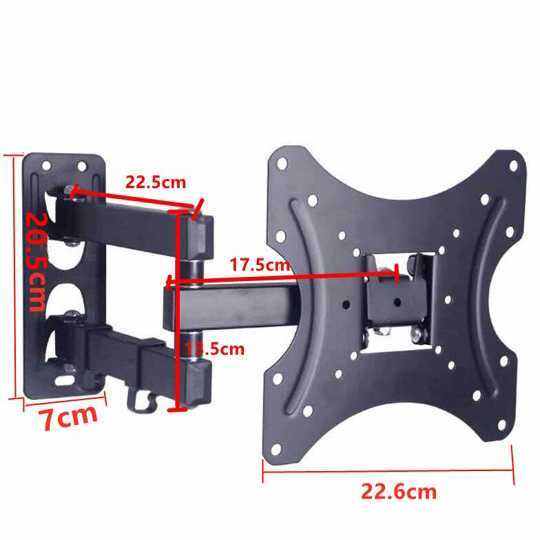 Telescopic TV Bracket VESA 200 x 200 for 17-42 Inch TV / Alat Bracket ...