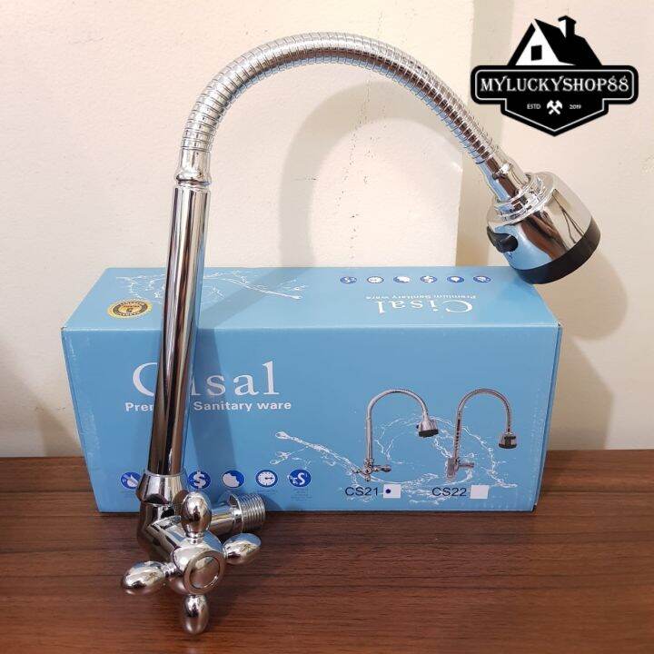 Kran Angsa Flex Kepala Besar Cisal CS-21 Keran Air Flexibel Baling ...