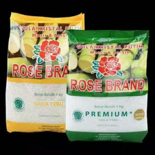 Gula Kristal Merk Rose Brand Kemasan 1 KG Asli Tebu Pilihan/Gula Rose Brand Kristal Putih ...