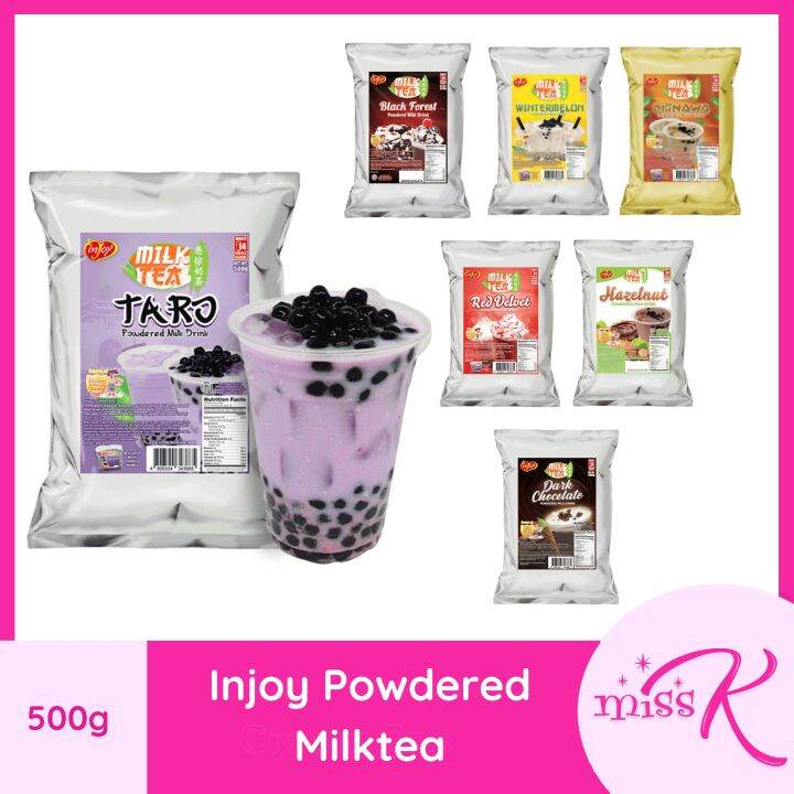 Injoy Milktea Powder | Milk Tea Powdered Drink | 500g | Lazada PH