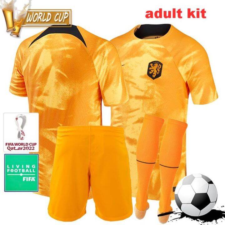 Adult kit Netherlands national team home soccer Jersey 2022 2023 World ...