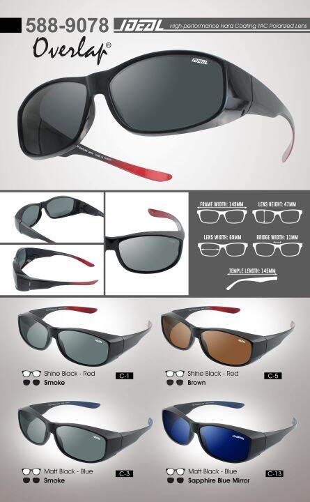 IDEAL 9078 Overlap Series High-Performance Hard Coating TAC Polarized ...