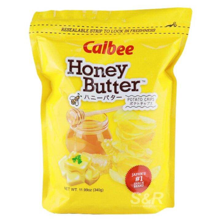 S&R Calbee Honey Butter Potato Chips 340g | Lazada PH