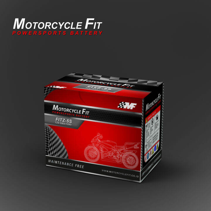 Accu/Aki Motor Motorcycle Fit FITZ-5S Yamaha Xeon Series | Lazada Indonesia