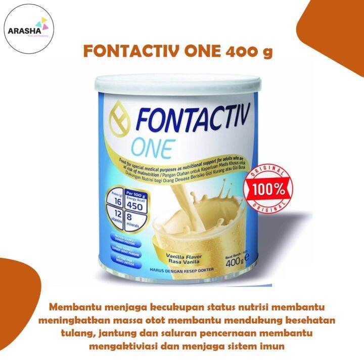 FONTACTIV ONE 400 g - Kebutuhan Gizi Dewasa - Susu Nutrisi Dewasa ...