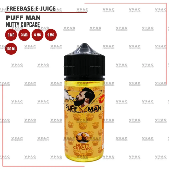 Puff Man Nutty Cupcake 100ML (3MG, 6MG) | Lazada PH