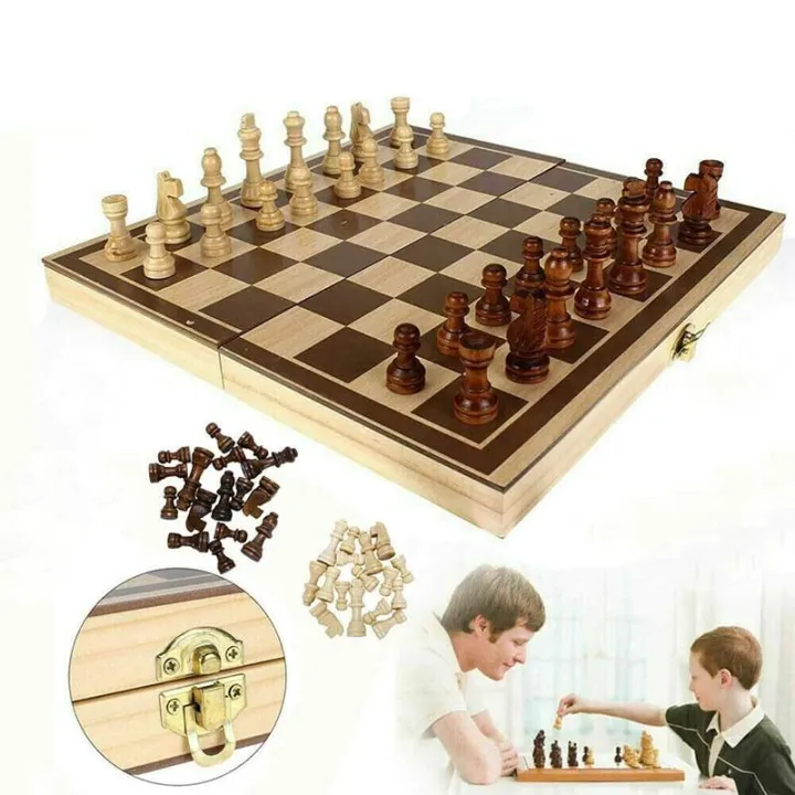RAQ & SOLE PH Wooden Folding Chess Set High Quality Chess Board | Lazada PH