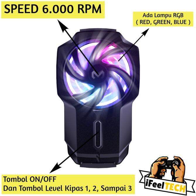 Memo Fl05 Pendingin Hp / Cooler Hp / Cooling Hp 700Mah Gaming Fan ...