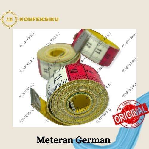 METERAN JERMAN METERAN BESAR DIAMETER 1,8cm / METERAN BAHAN KAIN ...