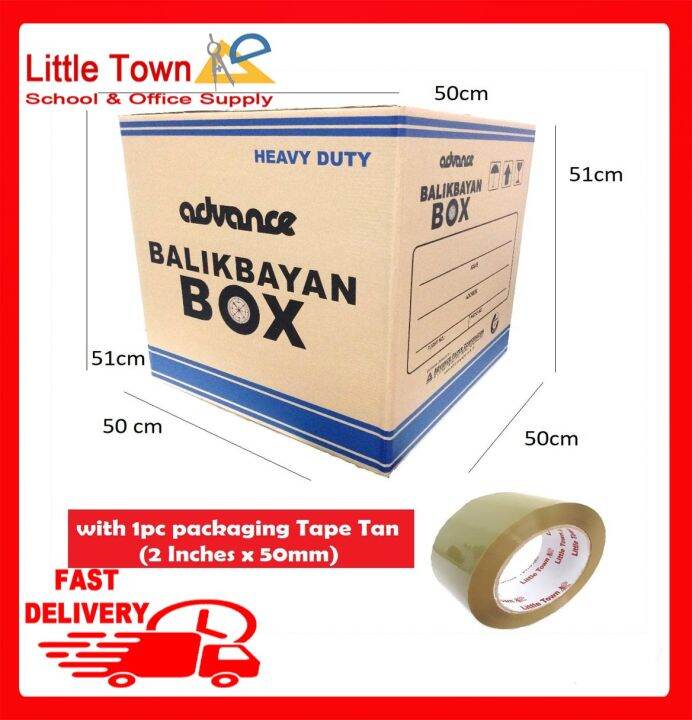 Travel Advance Balikbayan 5pcs Box Heavy Duty Brown Storage Box with ...