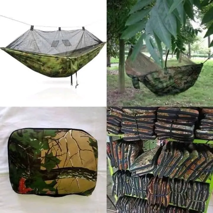 Camping Hammocks with Mosquito Net/Military Duyan | Lazada PH