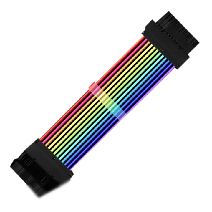 PSU Power Extension Cable Power Supply Sleeved Cable RGB Motherboard ...