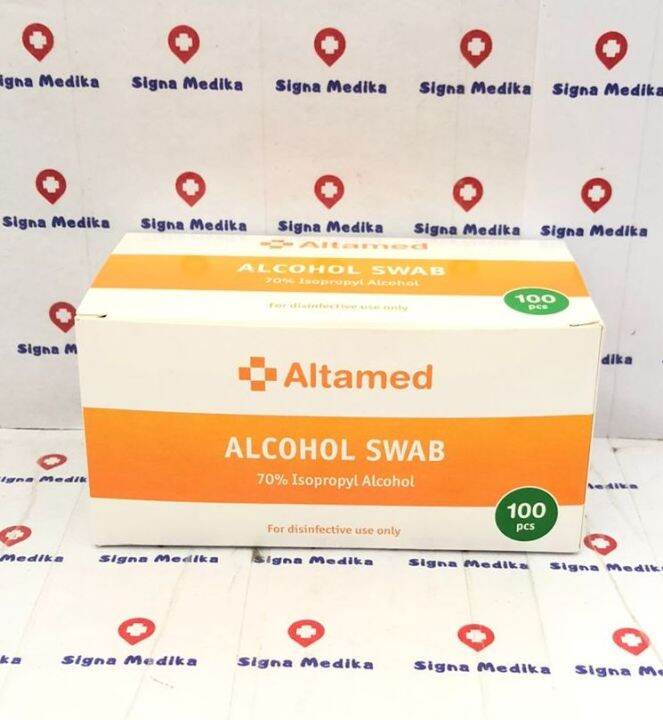 Altamed Alcohol Swab Box Isi 100 pcs - Tisu Antiseptik | Lazada Indonesia