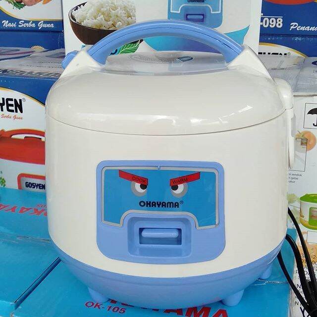 Magic Com 1 Liter Mini Murah Okayama OK 105 Rice Cooker Mini 1 Liter ...