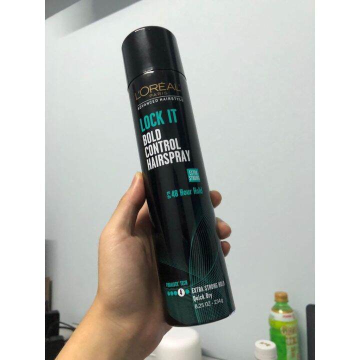 Loreal Lock it Hair Spray anti frizz 234g | Lazada PH