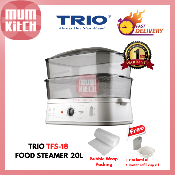 TRIO FOOD STEAMER 2 Tier 20L TFS18 TFS-18 20L蒸炉 | Lazada