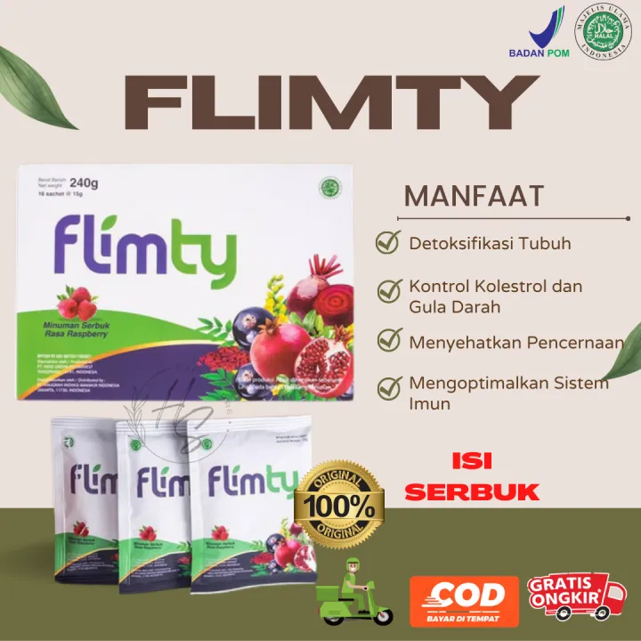 Flimty Fiber | Detox | Antidioksidan Rasa Blackcurrant/Raspberry - 1 ...