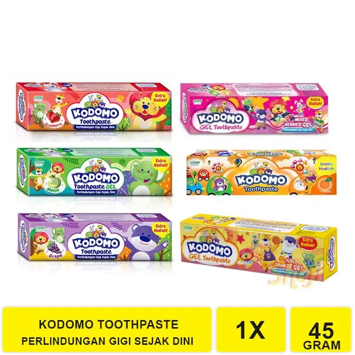 KODOMO PASTA GIGI TOOTHPASTE PASTA GIGI ANAK 45G | Lazada Indonesia