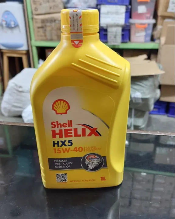 Oli Shell Helix HX5 SAE 15W-40 1L | Lazada Indonesia