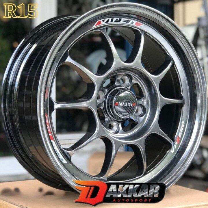 Velg Ring 15 Tipe Viper Zero Untuk Brio Mobilio City Vios Jazz Dll Velg ...