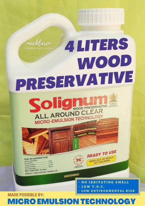 Solignum All Around Clear ️ 1 Gallon ️ Anti-Termite Anay Amag Borers ...