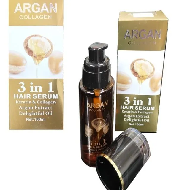 Vivian-House Argan Collagen 3in1 Hair Serum Argan Oil, 100ml | Lazada PH