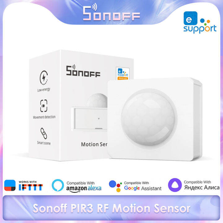 SONOFF Ewelink RF Motion Sensor Alarm Detector PIR3 433Mhz Remote ...