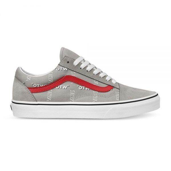 Vans รองเท้าผ้าใบ Old Skool Shadow Vans | Drizzle/True White ...