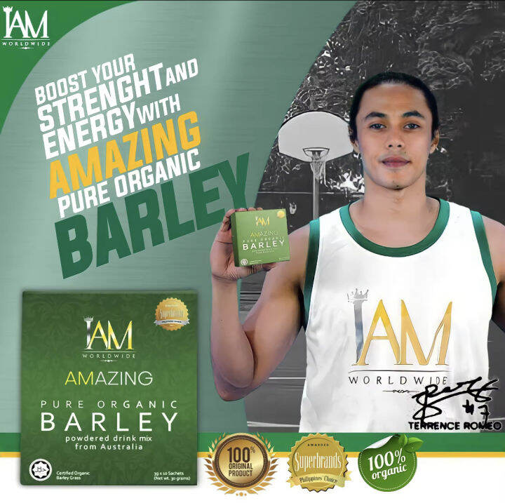 Original IAM Amazing Barley Pure Organic Barley Powder Drinks Pesticide ...