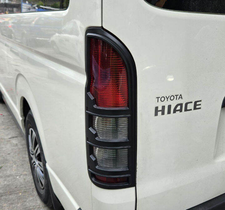 Toyota Hiace Commuter 2014 to 2018 Matte Black Combo Garnish Cover Set ...