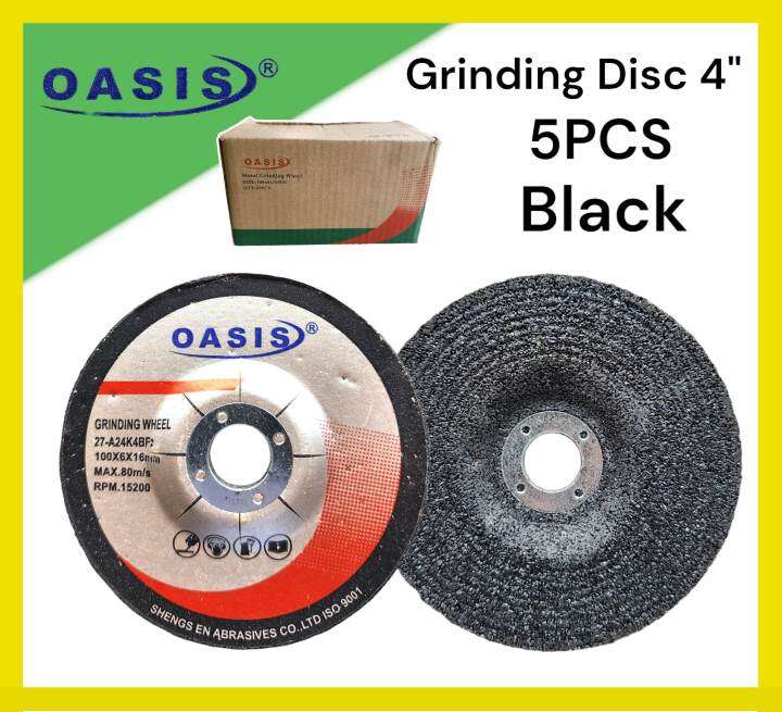 Oasis Grinding Wheel Black 4" 100x6x16mm | Lazada PH