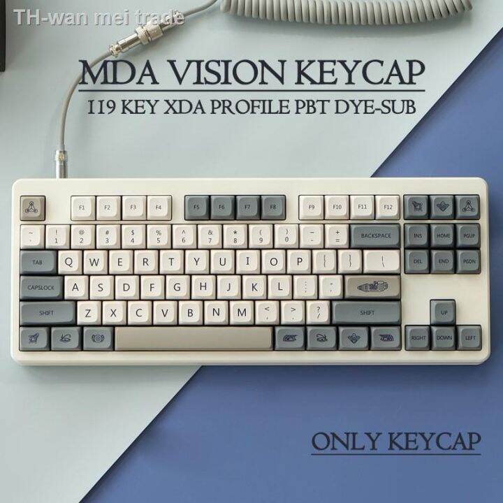 【แป้นพิมพ์】 119 คีย์ Mda แป้นพิมพ์ Pbt Xda Profile Keycap สําหรับ ...