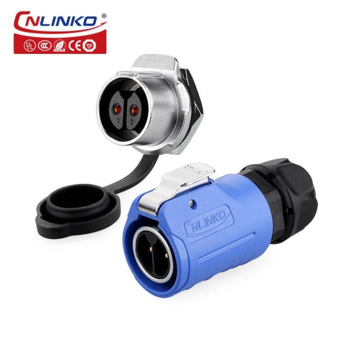 [HOT P] CNLINKO M20 2pin Industrial Connector Outdoor Quick Locking ...