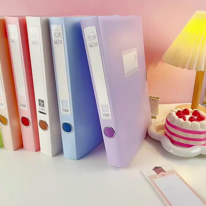 Morandi Color Thickened File Bag File Student Information Test Paper ...