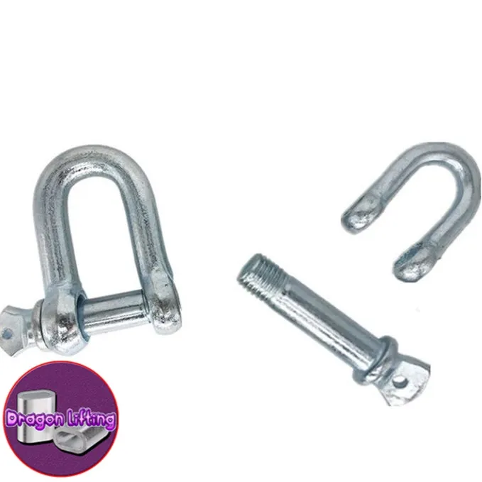 6mm-10mm-14mm Shackle D type Shackle European Type Galvanized Alloy ...