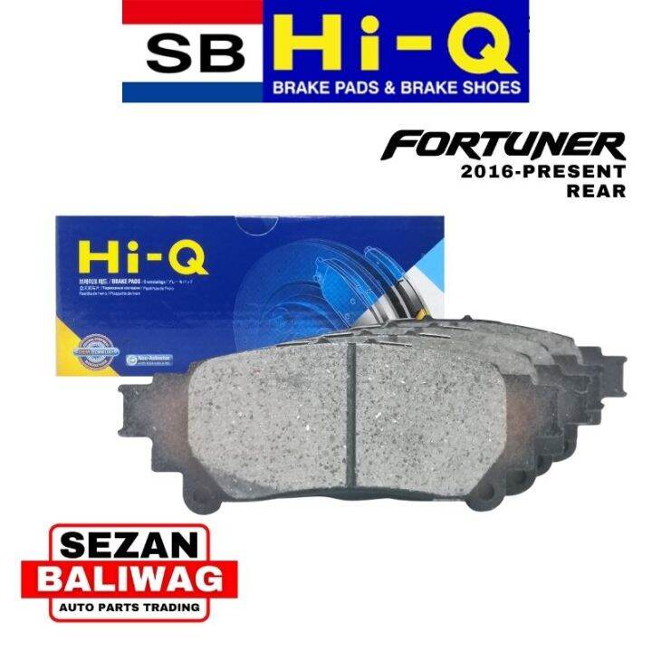 HI-Q REAR BRAKE PAD TOYOTA FORTUNER 2016-2020 SP1458 | Lazada PH