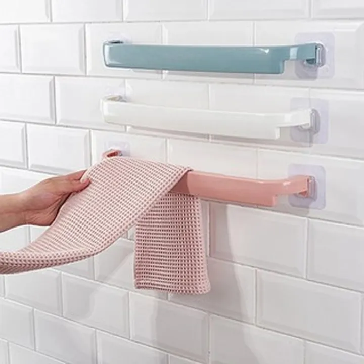 ZENI Towel Holder Hanging Rag Pole Bathroom Towel Rack | Lazada PH