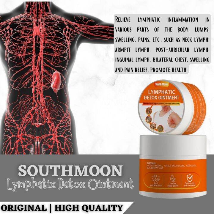 South Moon Lymph Detoxification Cream 🔥Anti-swelling Neck Paste Breast ...