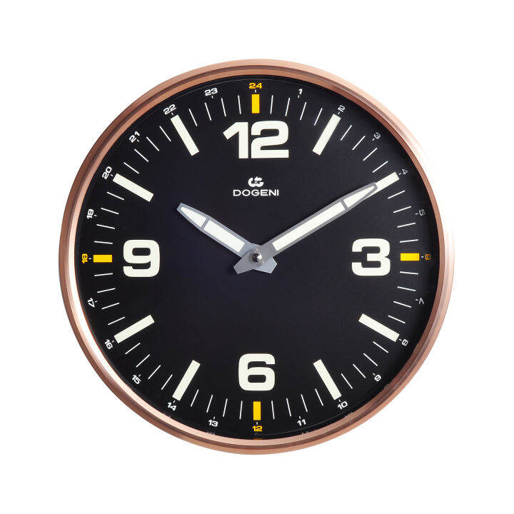 DOGENI นาฬิกาแขวน รุ่น WNM040BL ขนาด Ø30.5 cm นาฬิกาแขวนผนัง มีพรายน้ำ ร้าน bangklock | Lazada.co.th
