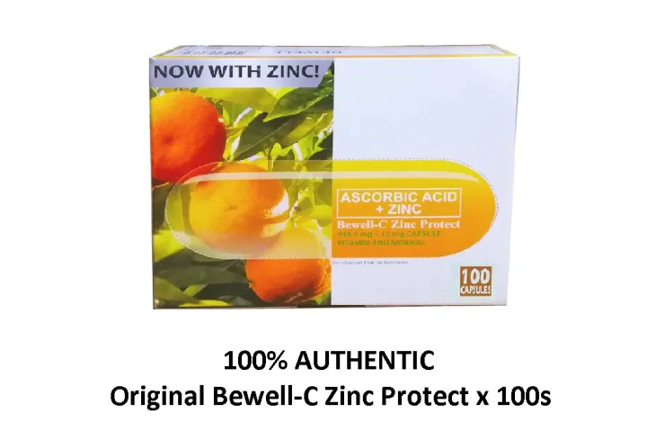 Bewell-C Zinc Protect (Ascorbic Acid + Zinc) x 100s | Lazada PH