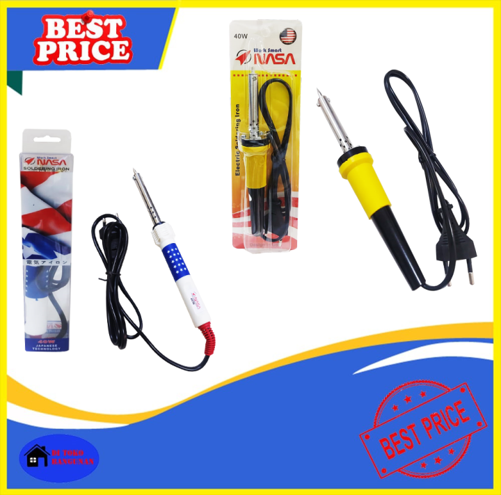 Alat Solder Gagang Fiber 40Watt Nasa Alat Solder Listrik | Lazada Indonesia
