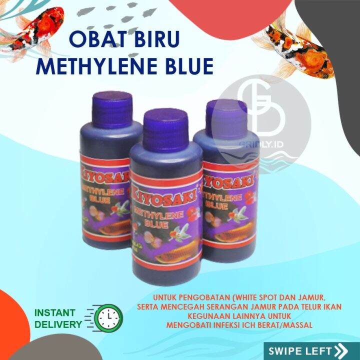 OBAT BIRU IKAN HIAS METHYLENE BLUE VIVIAN/KYOSAKI/TAKARI [GD] | Lazada ...