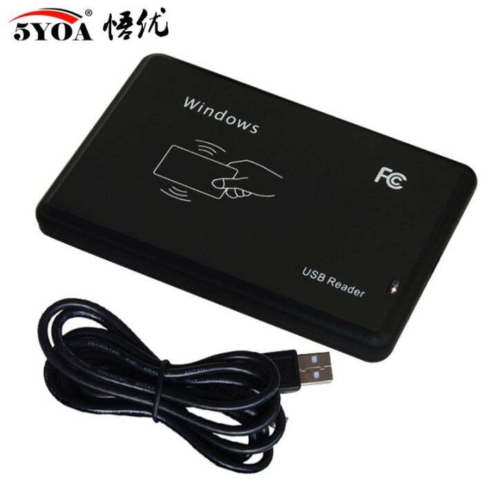 125KHz 13.56MHz RFID Reader USB Proximity Sensor Smart Card Reader no ...