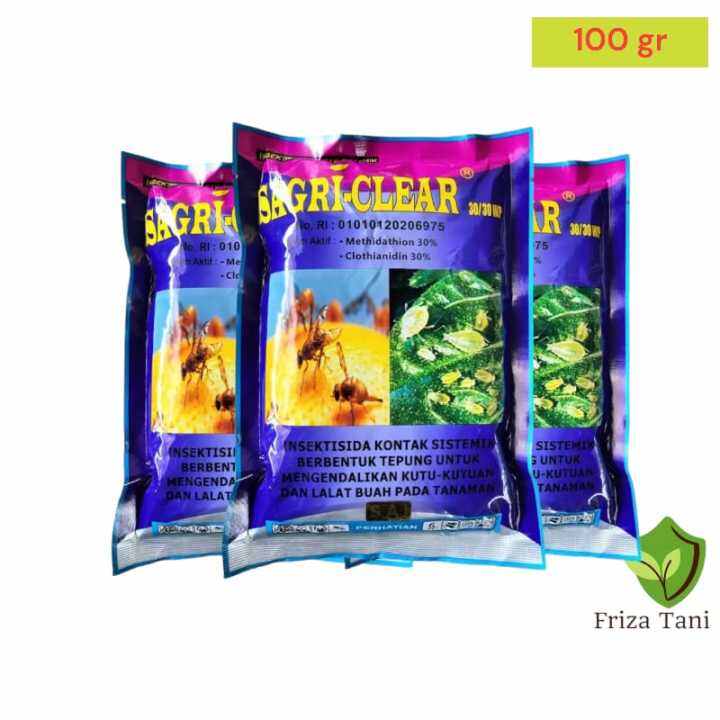 Insektisida Sagri Clear 30/30wp 100gr bahan aktif Methidathion 30% dan ...