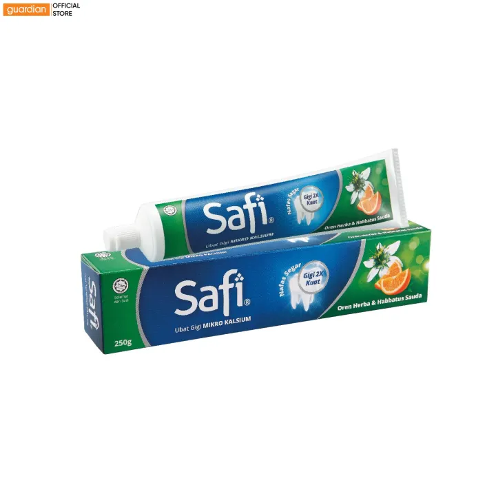 Safi Ubat Gigi Mikro Kalsium Oren Herba 175g | Lazada